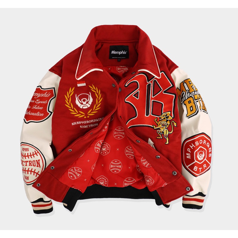 Varsity Jacket Memphisorigins X BTR All Variant (Tora, Okinawa ...
