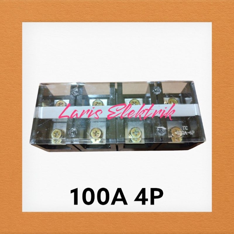 Terminal Block Block 100A 4P | Shopee Malaysia