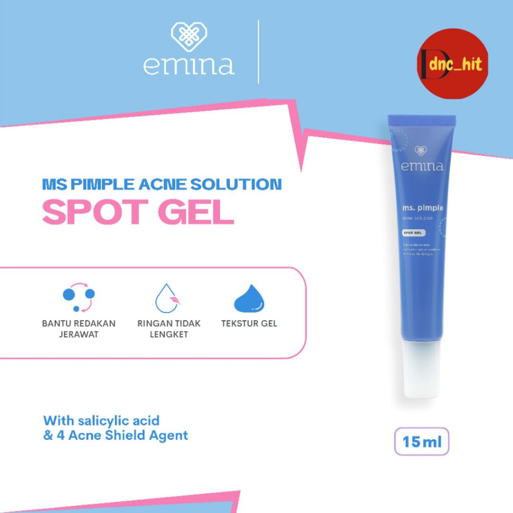 Emina ms.pimple acne solution spot gel 15ml | Shopee Malaysia