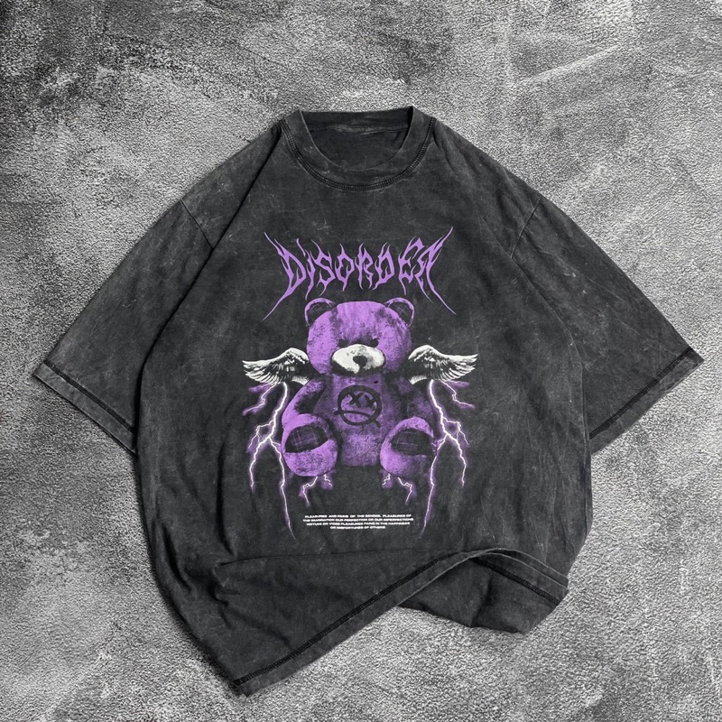 [Guarantee] Real COMBED BAJU KAOS WASH/OVERSIZE T-SHIRT WASH "disorder ...
