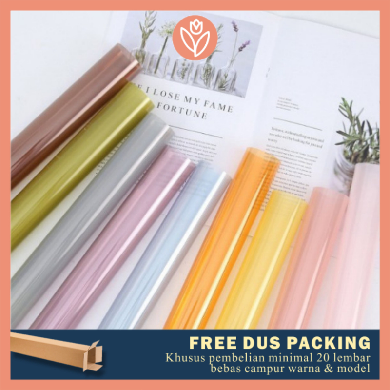 TULIP PAPERIE PLASTIC CELLOPHANE PAPER COLOR OPP TRANSPARENT REFLECTIVE ...