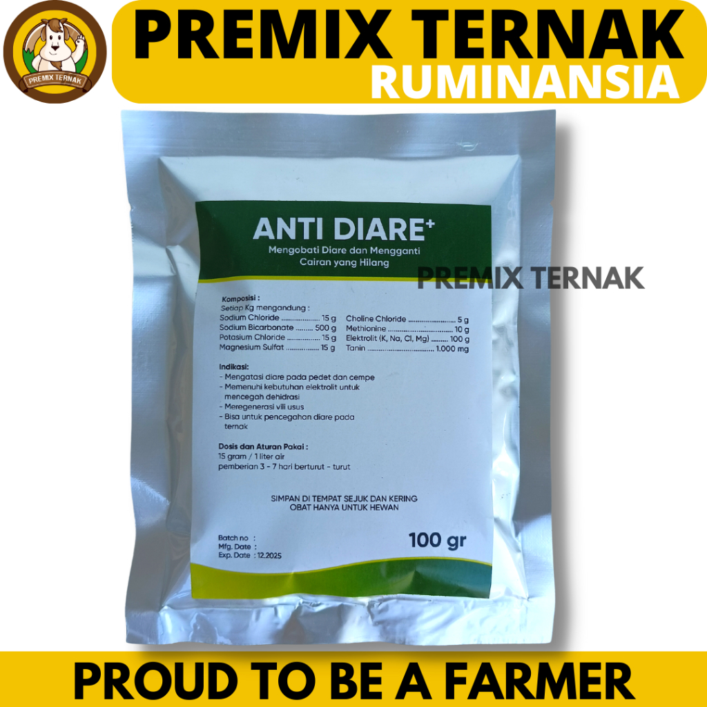 Anti DIARRHEA 100 grams - Cempe Diarrhea Medicine - Calf Diarrhea ...