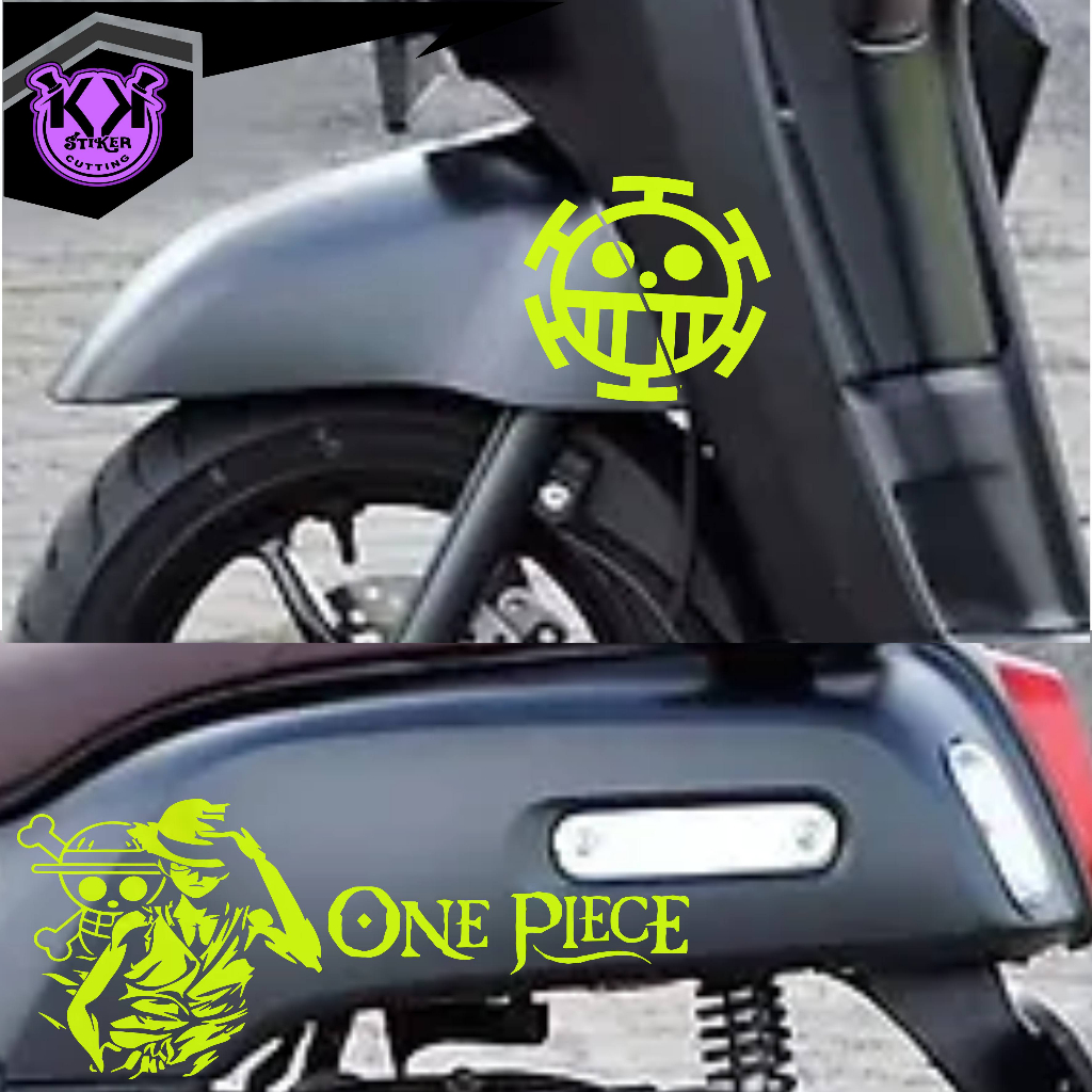 Sc.343/sticker CUTTING/ONEFIECE SILUET STICKER/FAZZIO STRIPING/CARTOON ...