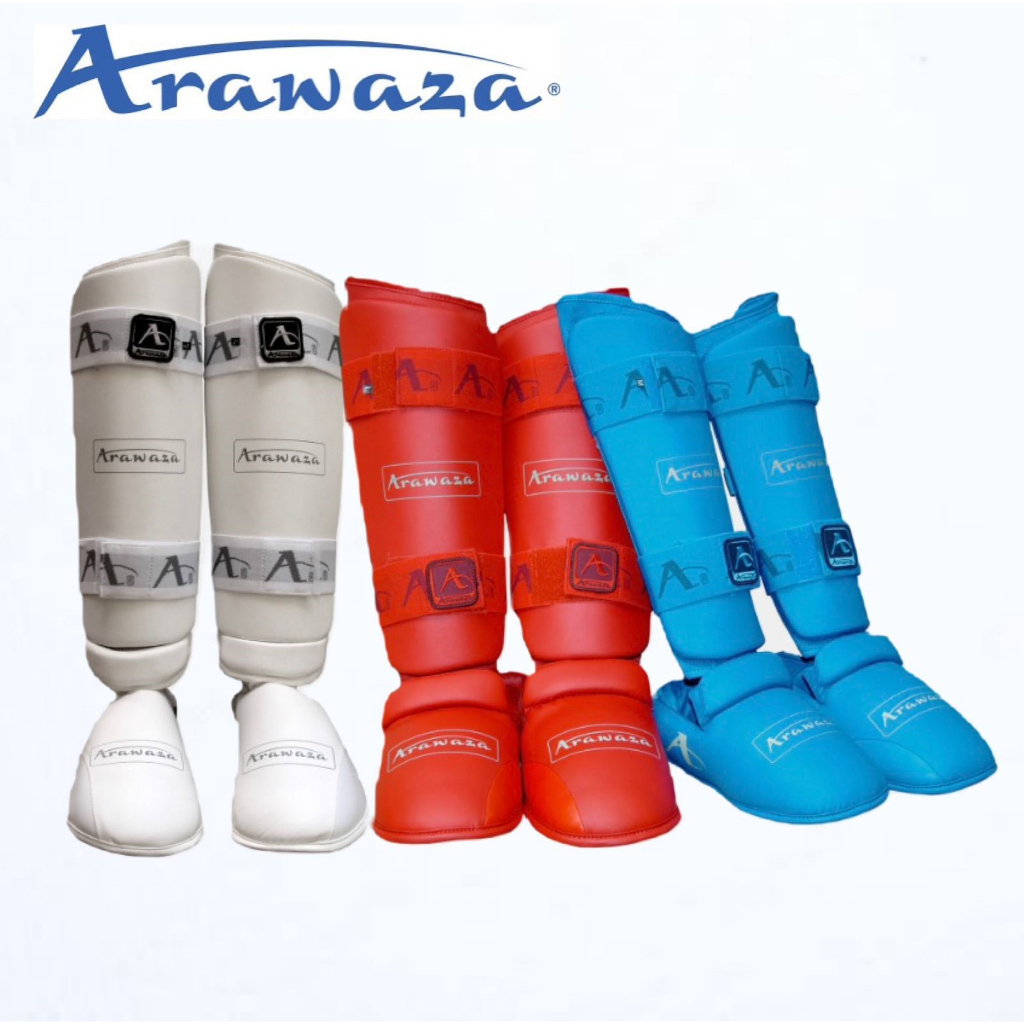 Foot Protector / Shin Guard / Dekker Karate Arawaza Foot Protector ...