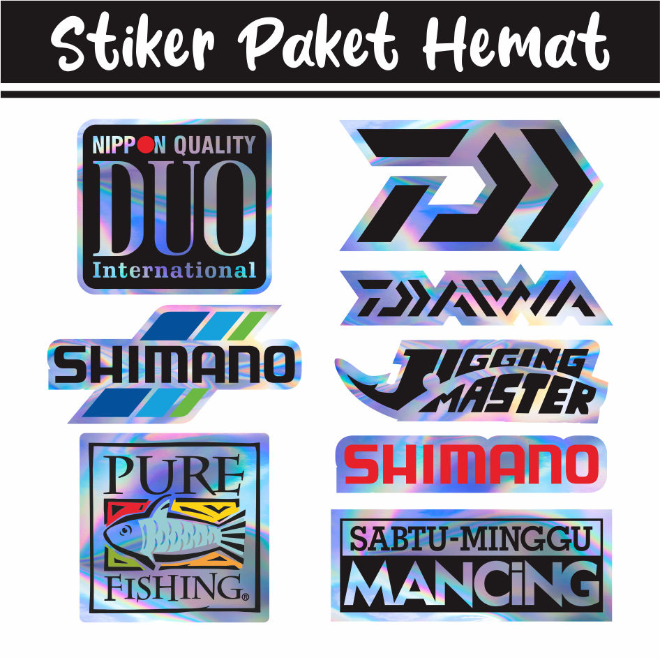 Hologram Casting Fishing Cutting Sticker Package Ultra Light Popping ...