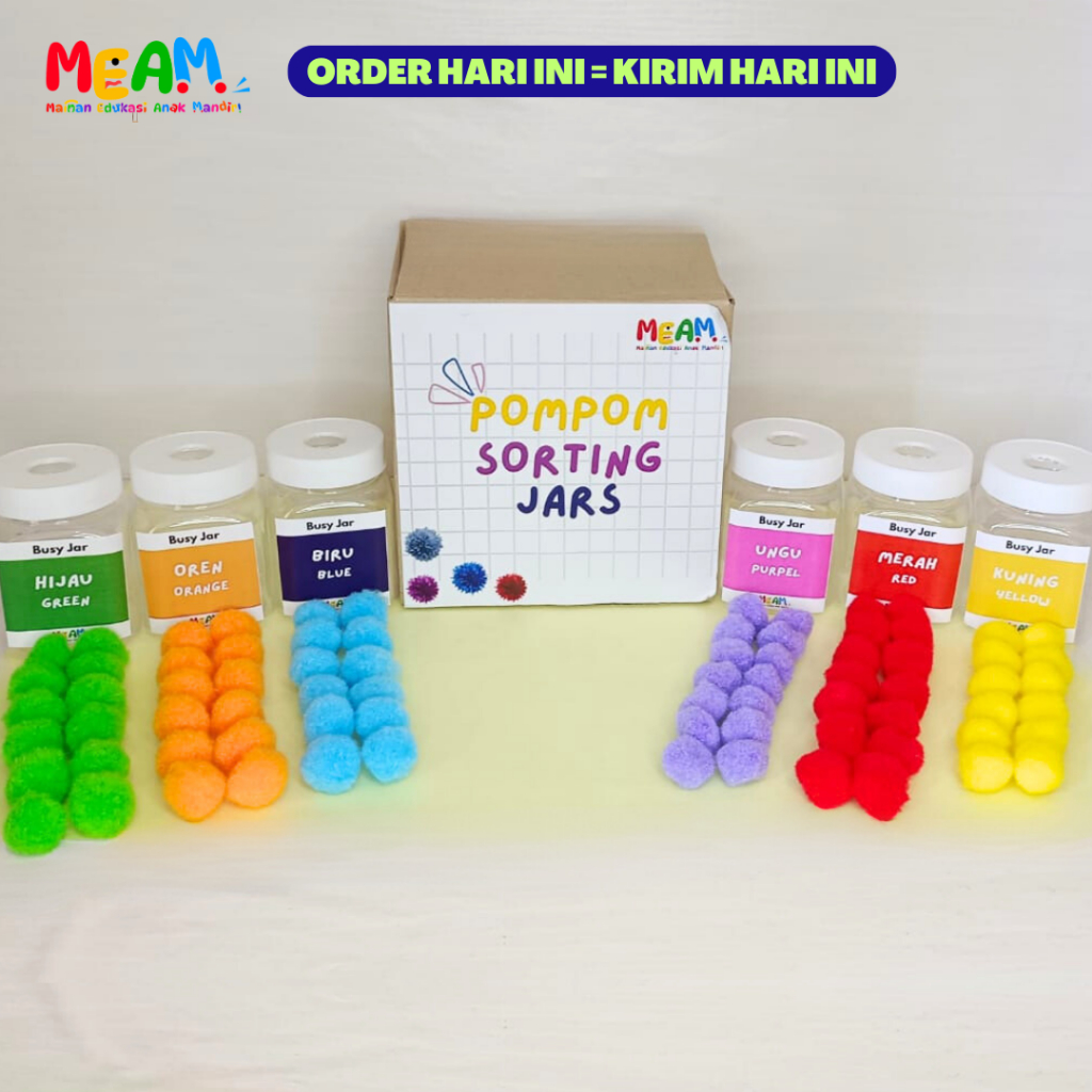 Meam Busy Jar Children's Educational Toys Montessori Motor Sensory Play ...
