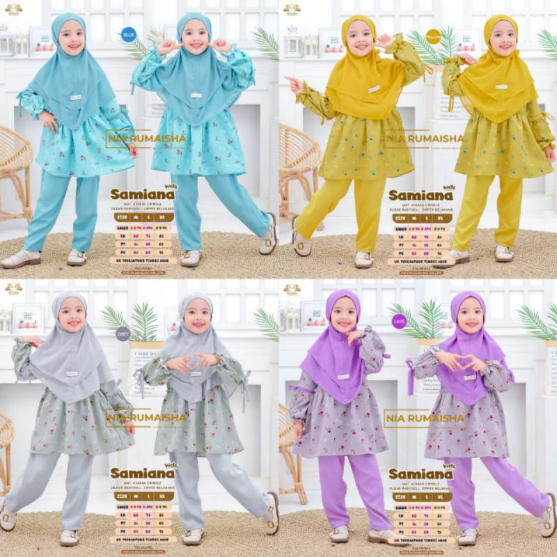 Samiana SET KIDS ORGINIAL NIA RUMAISA LABEL Children's Suit Pants FREE ...