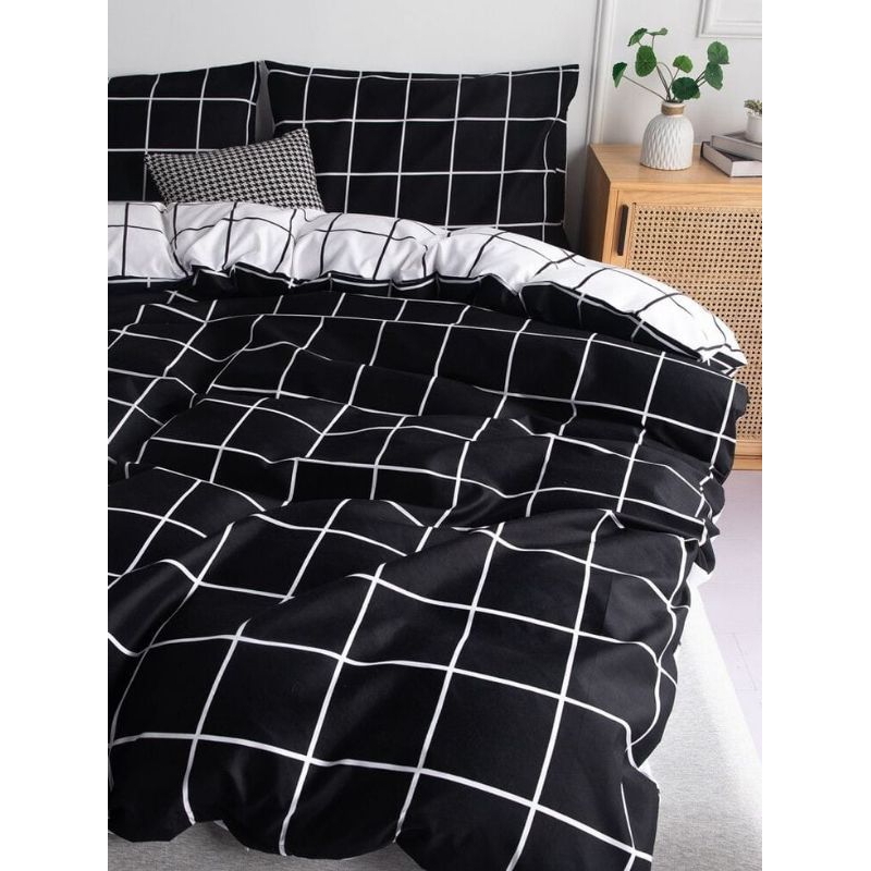 HITAM Korean aesthetic spray Sheets 180x200 160x200 120x200 Box Sheets ...