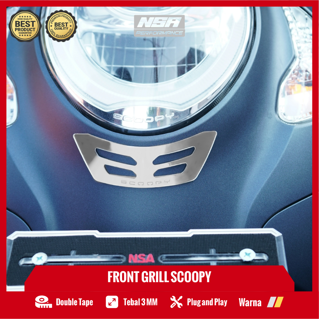 Nsa SCOOPY ACCESSORIES NEW FRONT GRILL DUMMY CLASSIC FRONT GRILLS ...