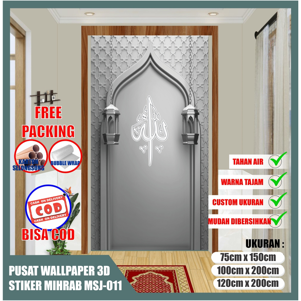 Wall Decoration Stickers MIHRAB MUSHOLLA MUSHOLLA Home, Office Etc ...