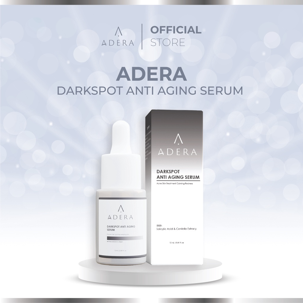HITAM Adera Serum Dark Spot Anti Aging Original Brightens the Face, Disguises Spots and Black ...