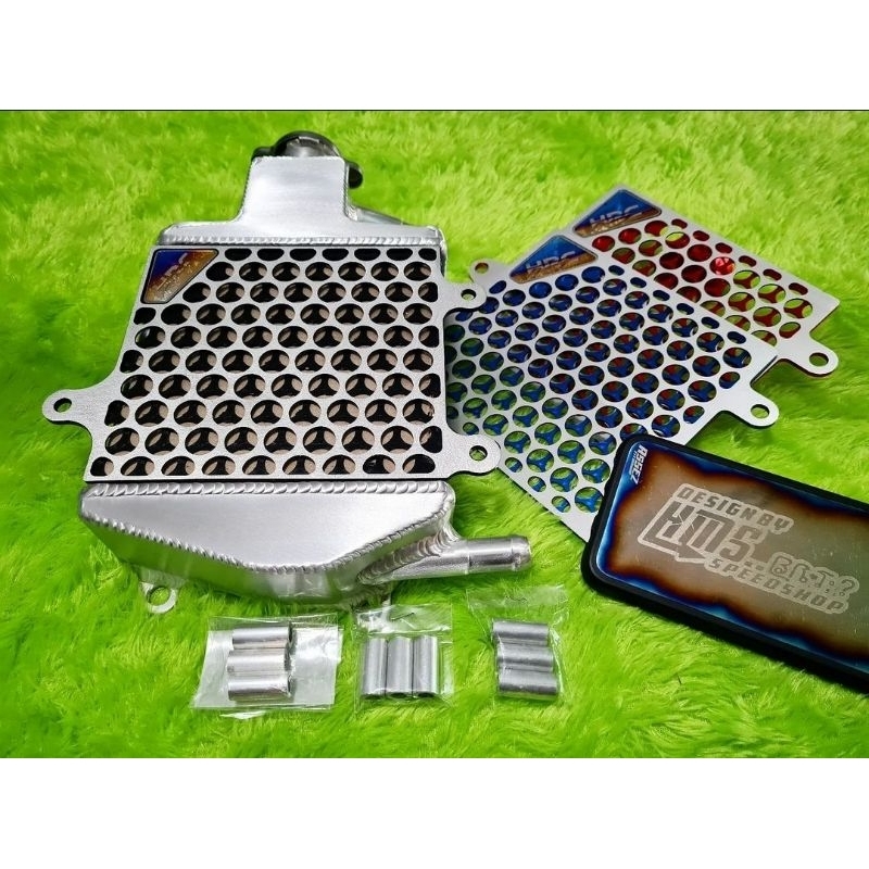 Titanium Radiator Cover HRC Honda Pcx 150 & Vario125-150 (Original ...