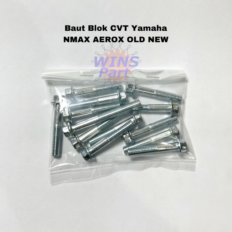 Cvt Block Bolts Yamaha NMAX AEROX NEW OLD [1 Set Contains 13 PCS ...
