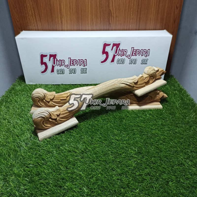 KAYU (Curved 34) Handles, Handles, Pulls, Handles, Teak, Carving House ...