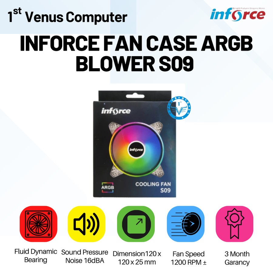 Fan CASE ARGB BLOWER S09 INFORCE / FAN CASE INFORCE S09 / FAN01-INF ...