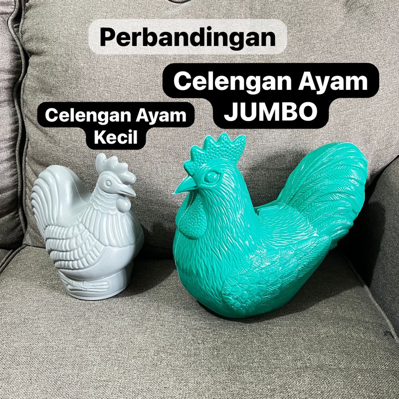 Jumbo AND SMALL CHICKEN MODEL PLASTIC PIG BANKS | Shopee Malaysia