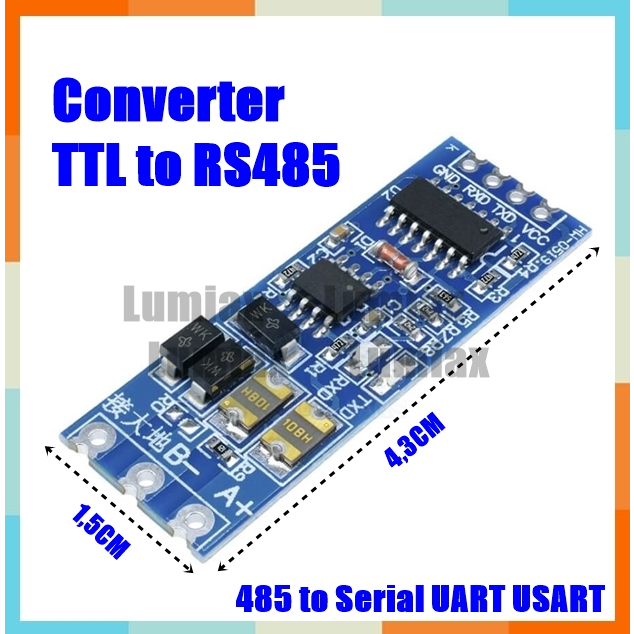 Scm TTL to RS485 Converter 485 to Serial UART USART Automatic Flow Cnt ...