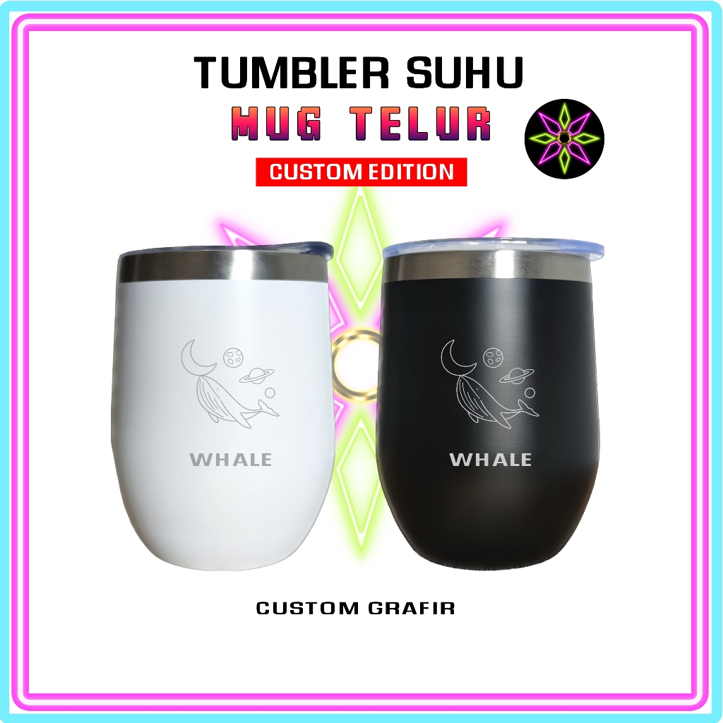 TERMOS Hikari Print Custom Egg Mug Stainless Thermos Cupapi Mug Cupapi ...