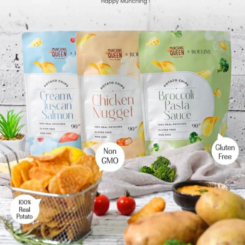 Munching Queen - Potato Chips | Shopee Malaysia