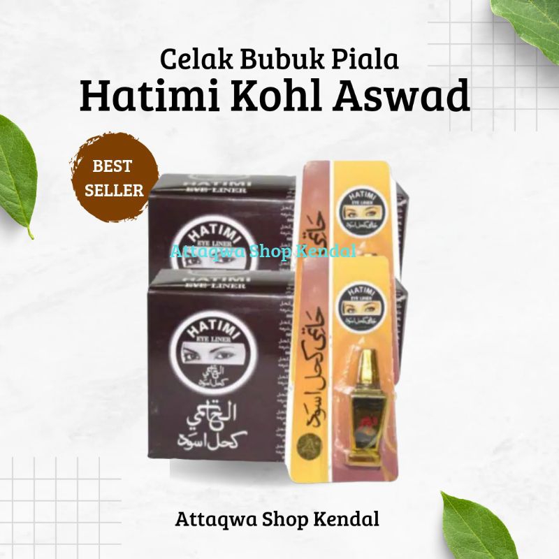 Original Arabic Hatimi Kohl aswad Cup Powder Eyeliner | Shopee Malaysia