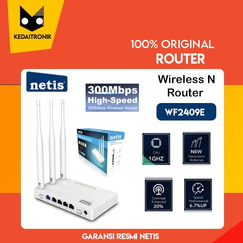 Netis Wireless Router WF2409E 5dbi MIMO 300Mbps Multi SSID WF 2409E ...