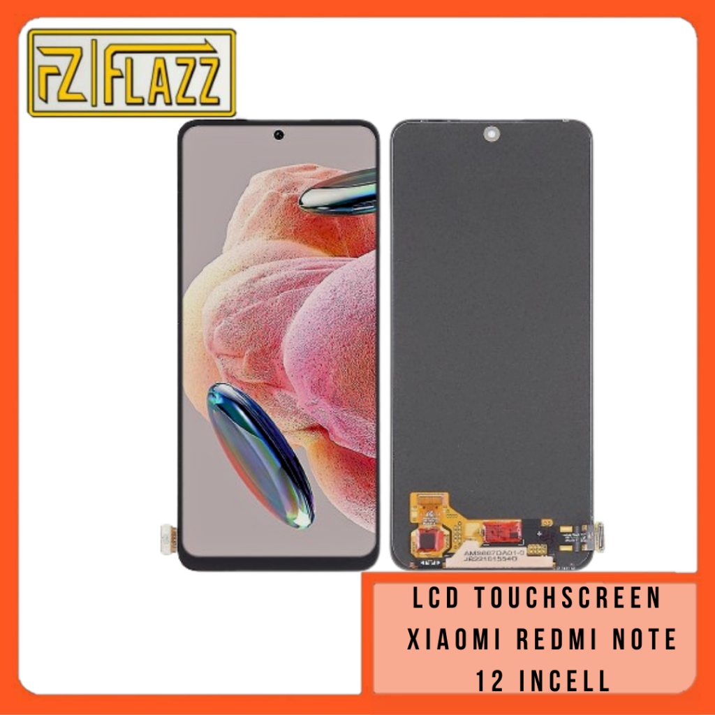 Lcd TOUCHSCREEN XIAOMI REDMI NOTE 12 4G 5G OLED INCELL BLACK FULLSET ...