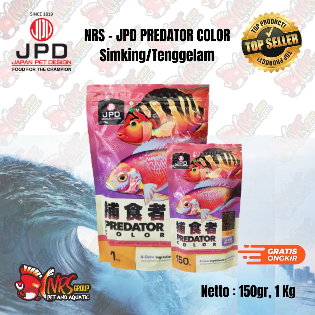 Jpd Predator Color 1kg Predator Feed Color Enhancing Color Booster ...