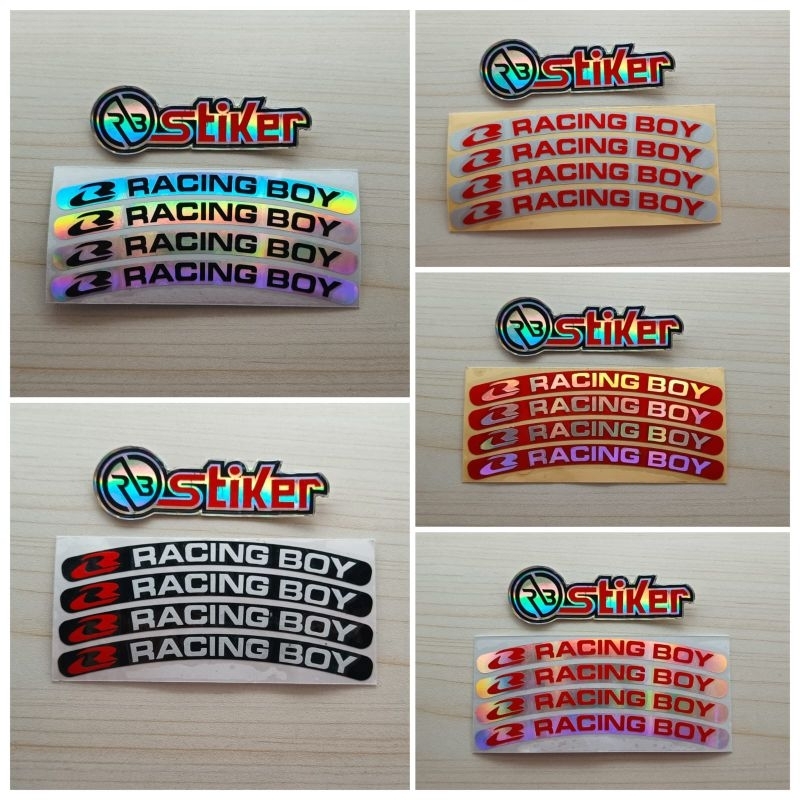 Rcb RACING BOY VELK RIM STICKER | Shopee Malaysia