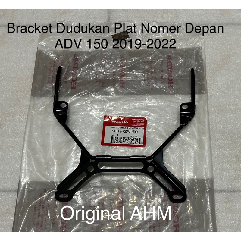 Front Number Plate Mount Bracket ADV 150 2019-2022 Ori AHM 61312 K0W ...