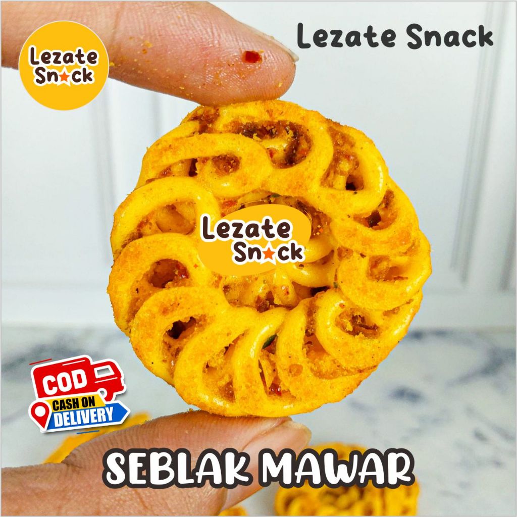 Sedap Snack - Krupuk Seblak Mawar 100GR Dry Spicy Delicious Crispy ...