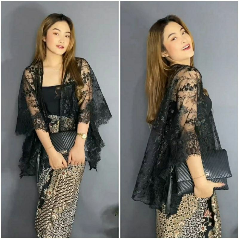 (code: Lace) KEBAYA CAPE OUTER BRUKAT CARDIGAN / BRUKAT CARDIGAN ...