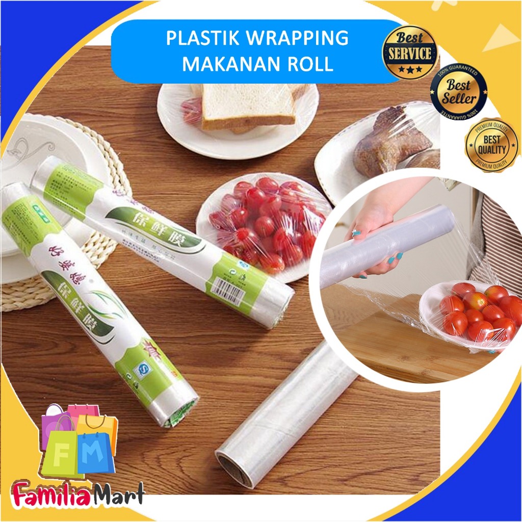 Plastic FOOD WRAPPING 30 CM ROLL / PLASTIC WRAPPING CLING WRAP / FOOD ...