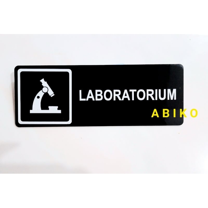 Laboratory ACRYLIC SIGN BOARD - LABORATORY ACRYLIC BOARD | Shopee Malaysia