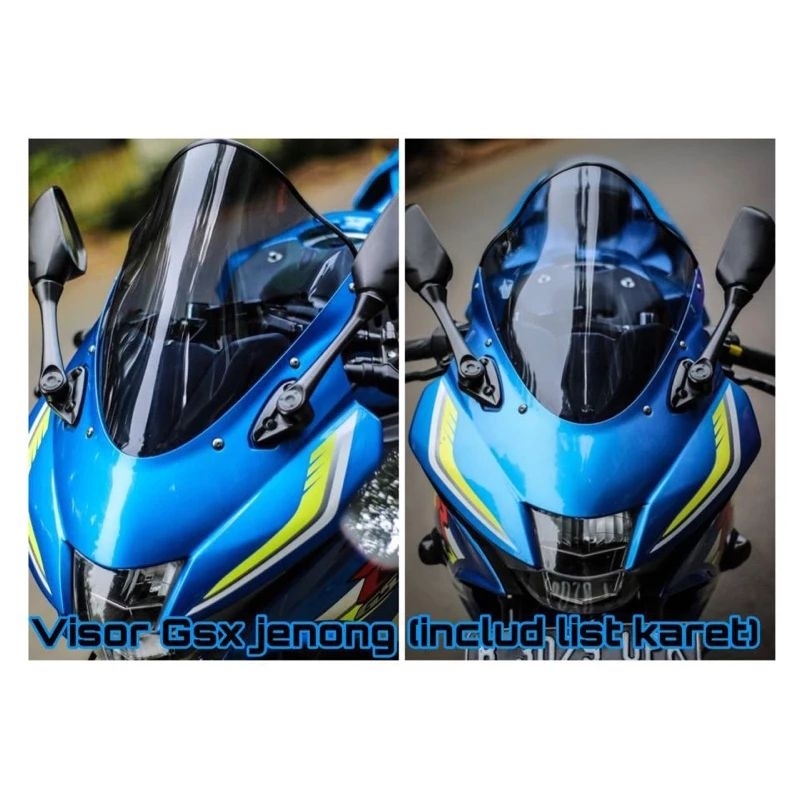 Visor gsx R 150 windshield gsx R 150 (includes rubber list) | Shopee ...