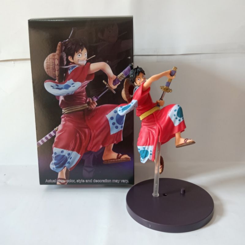 One Piece Monkey D luffy Wano kuni Action Figure Toy | Shopee Malaysia