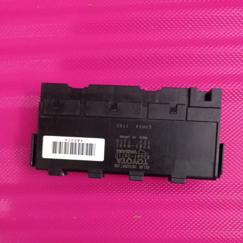 Relay integration fuse box innova vios limo yaris sienta yazaki toyota ...