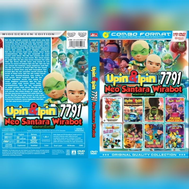 UPIN IPIN NEO SANTARA WIRABOT Animation Film Cassette - 2023 - HD ...