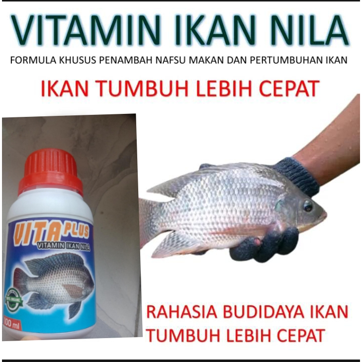 Vitaplus multivitamin (100ml) For Tilapia Fish Fast Large Fish Medicine ...