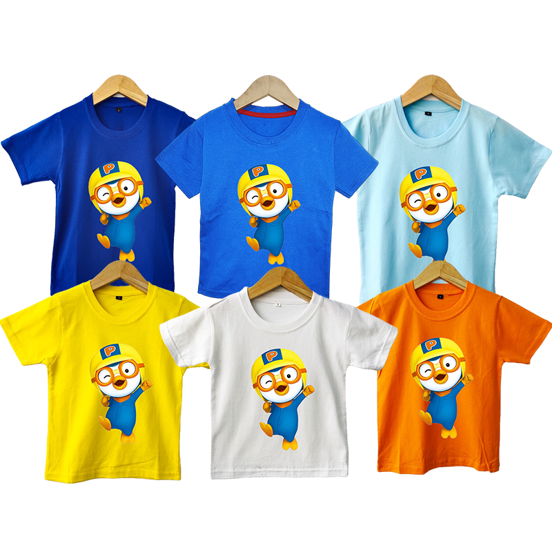 Pororo Children's T-Shirt In Color Variants | Shopee Malaysia