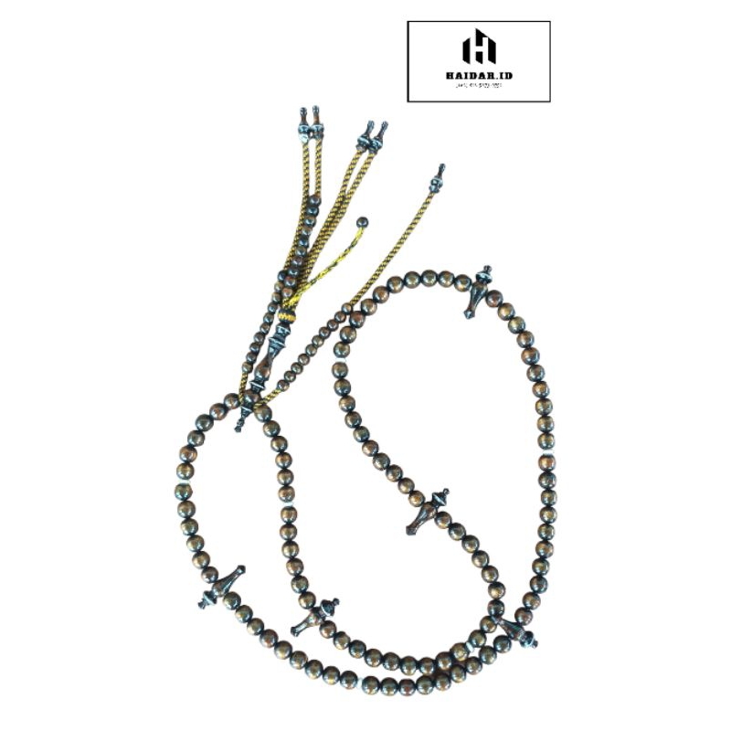 TIJANI YUSER Gold Prayer Beads - Authentic YUSER Nusantara - 8mm ...