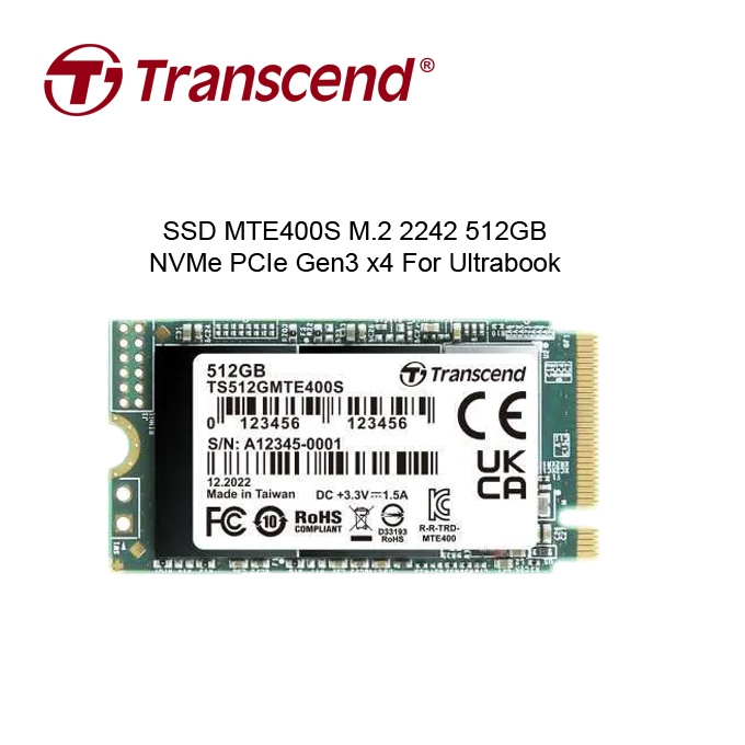 Transcend MTE300S SSD M.2 2230 | Mte400s SSD M.2 2242 NVMe PCIe Gen3x4 | Shopee Malaysia
