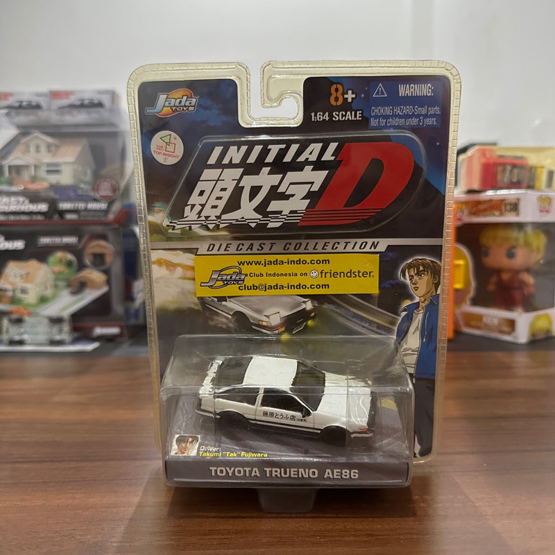 Jada Toys ~ Toyota Trueno AE86 Initial D Rare | Shopee Malaysia