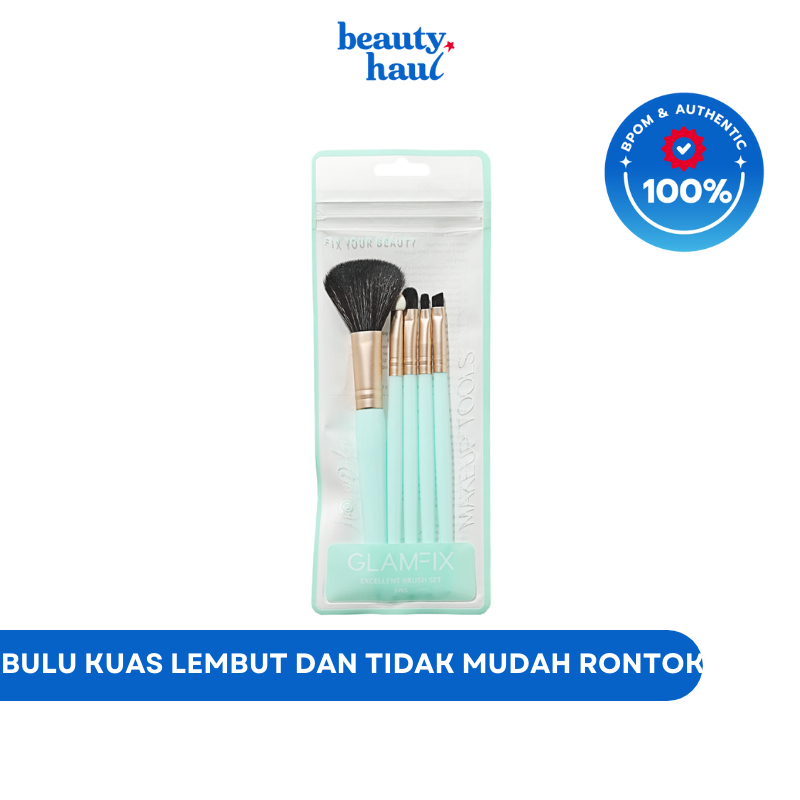 Glamfix Excellent Brush Set Lake Blue | Shopee Malaysia