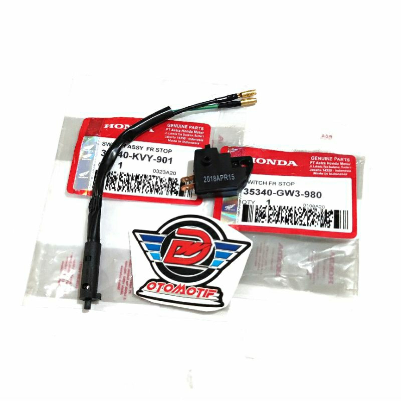 FRONT BRAKE SWITCH + REAR BEAT, VARIO, BEAT F1, SCOPY F1 Disc Brake ...