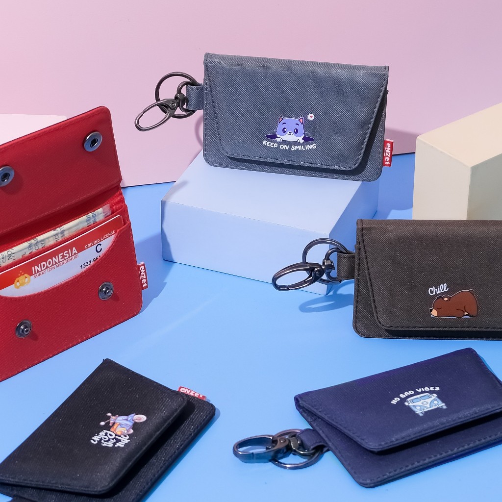GANTUNGAN Etoll SIM Card Car STNK Wallet - Fabric Keychain | Shopee ...