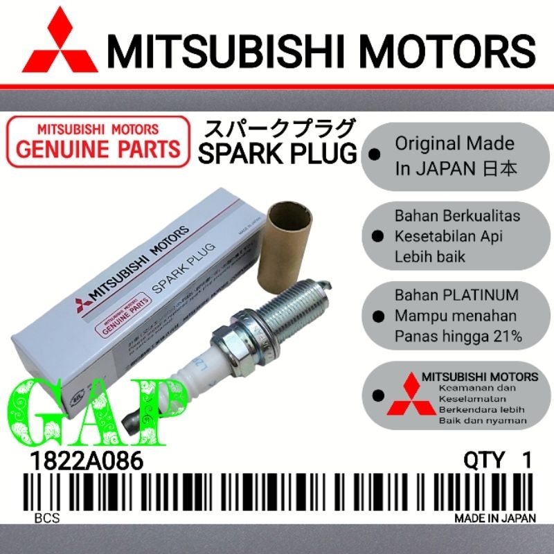 Spark PLUG IRIDIUM MITSUBISHI XPANDER/MIRAGE/ALL NEW LIVINA ORIGINAL ...