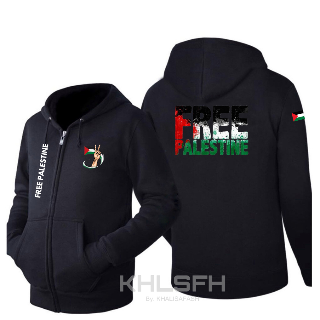 Palestine HOODIE JACKET / FREE PALESTINE / ZIPPER HODDIE | Shopee Malaysia