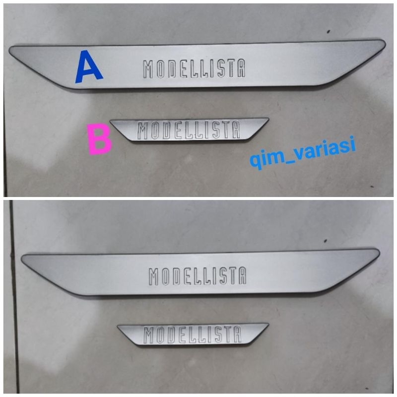 Toyota Innova Zenix 2022 2023 Modellista Bodykit Logo Emblem Panel ...
