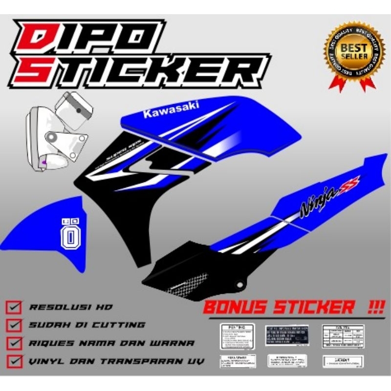 Sticker striping ninja ss custom Variation new Transparent Can Request ...