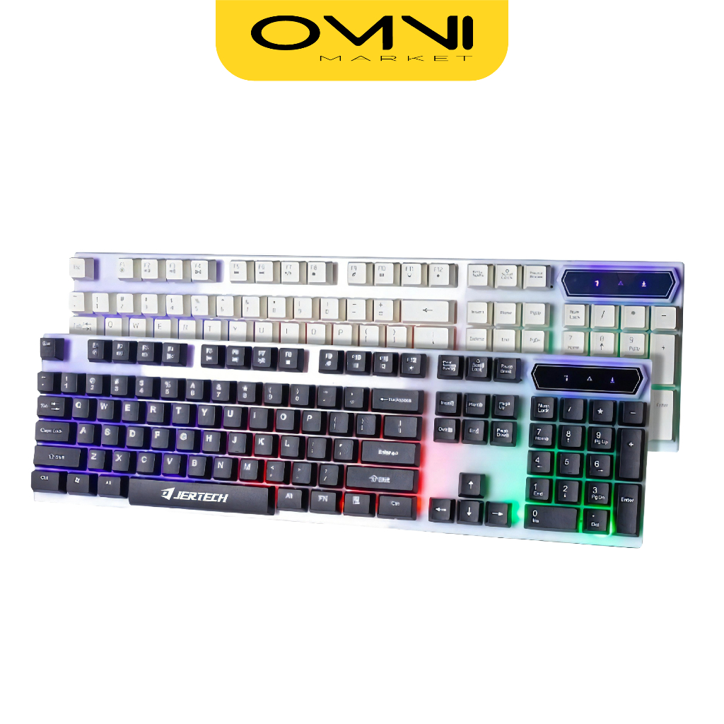 Full Size Membrane RGB Jertech Meteor K358 Gaming Keyboard | Shopee ...